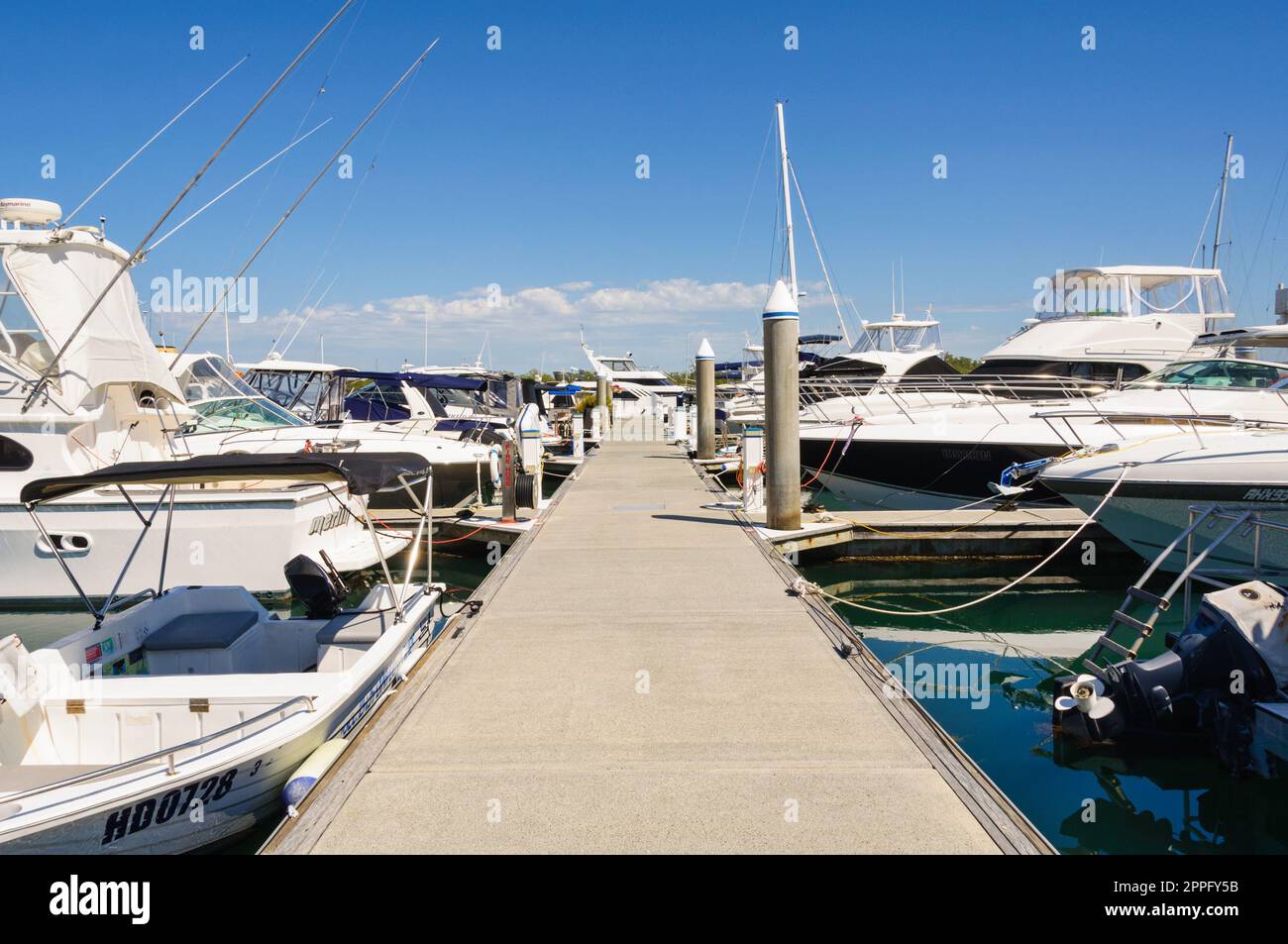 Mooring - Soldiers Point Marina Stock Photo - Alamy