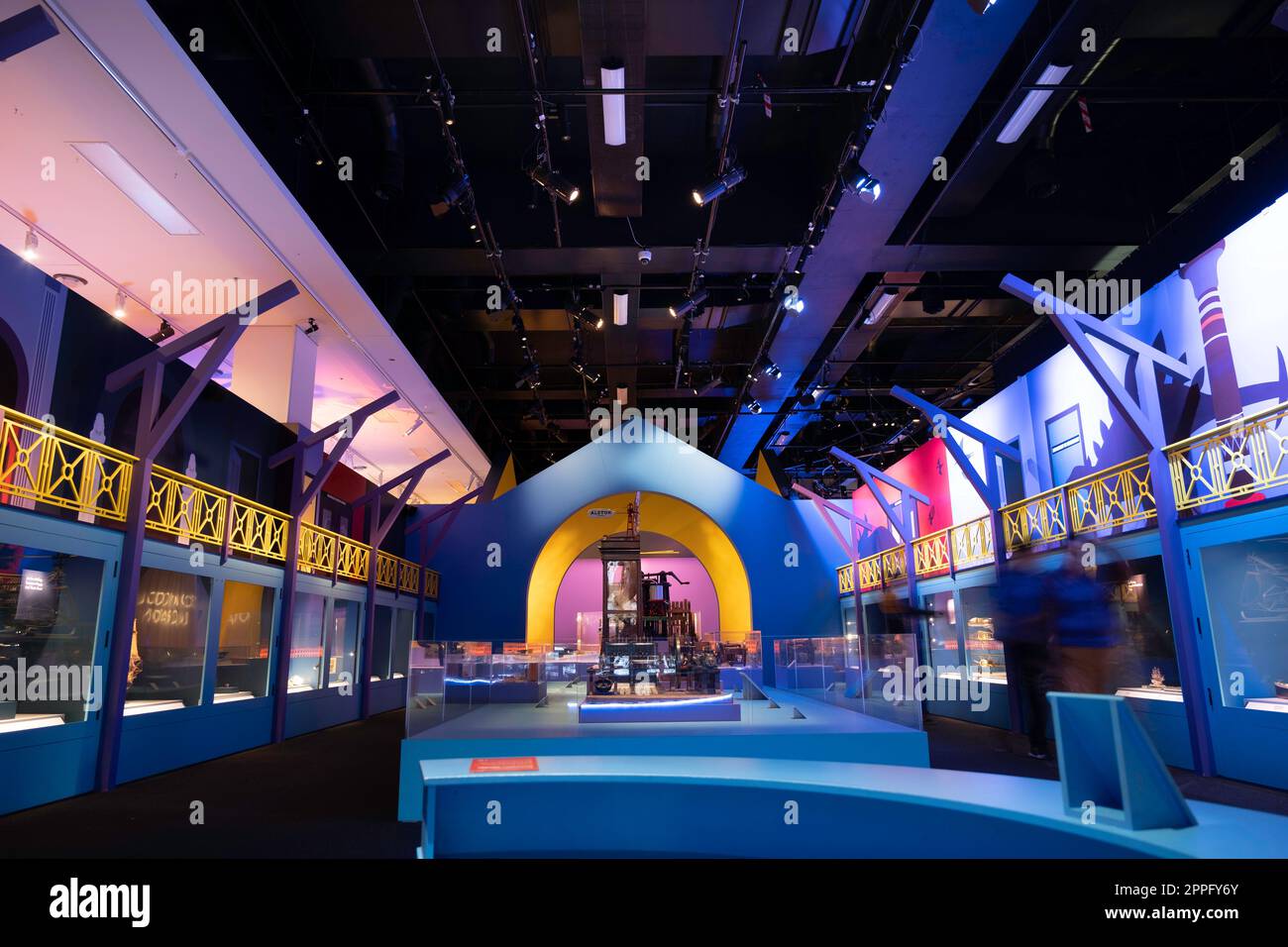 Colorful exhibition space with 'Mini Mega Model Museum' in natural and ...