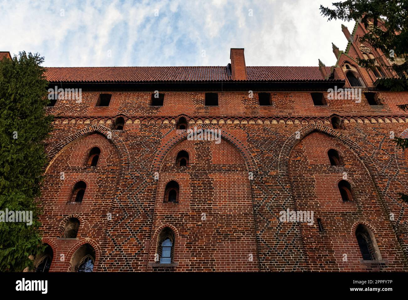 Castle of the Teutonic Order in Malbork - the largest castle in the ...