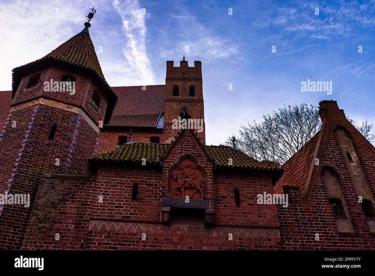 Castle of the Teutonic Order in Malbork - the largest castle in the ...