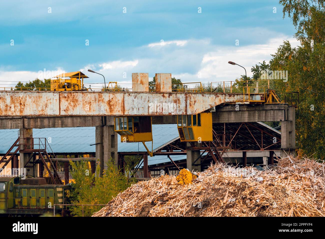 Natural biofuel biomass production plant Stock Photo - Alamy