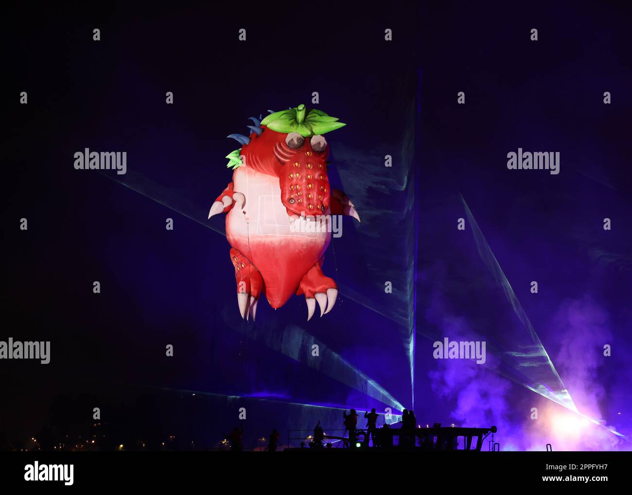 Great Dragon Parade in Cracow Stock Photo - Alamy