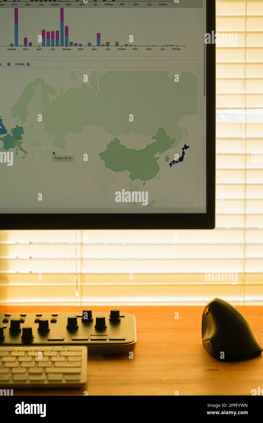 Work desk image Stock Photo - Alamy