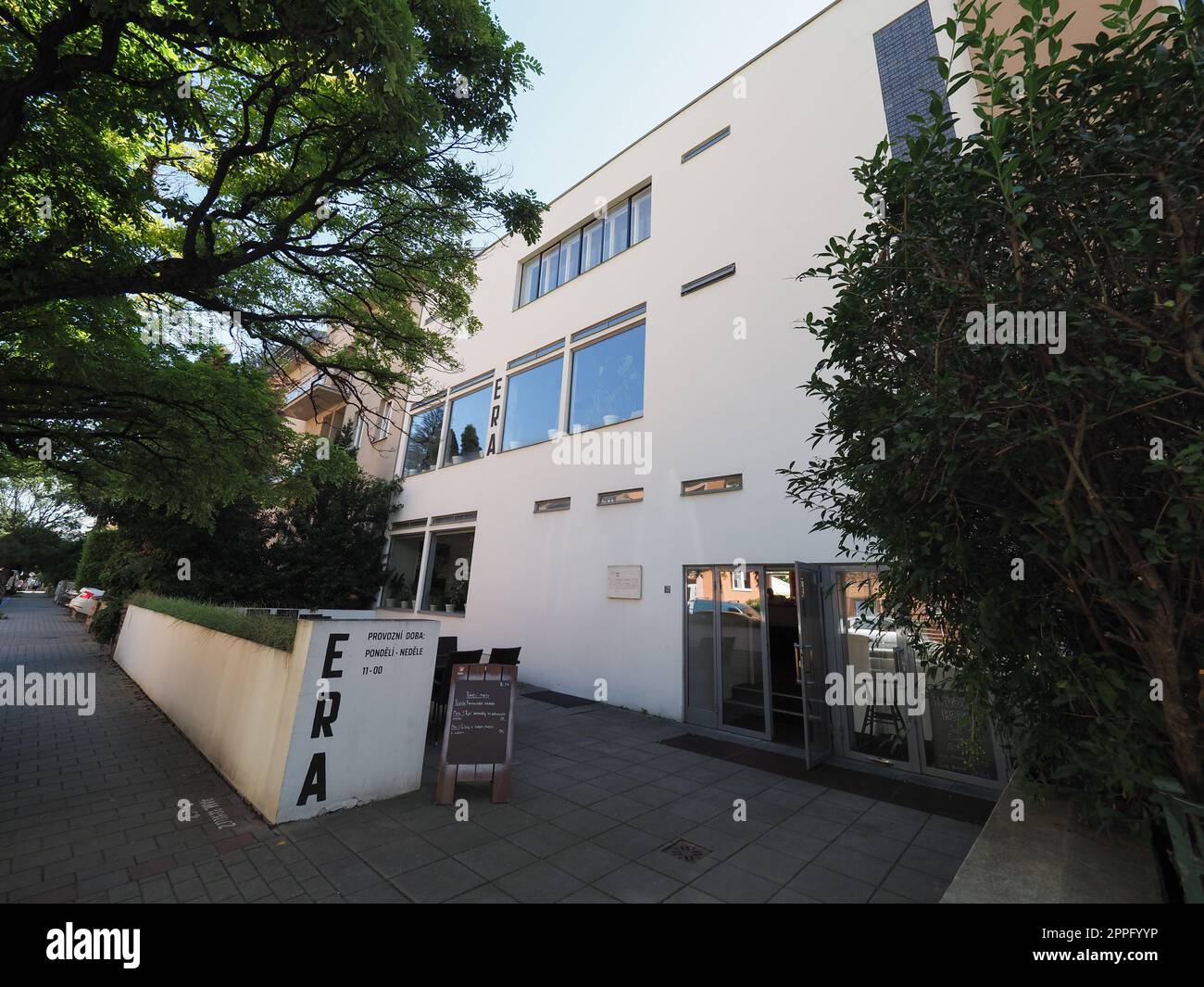 Cafe Era in Brno Stock Photo - Alamy