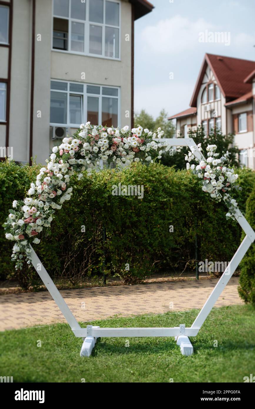 wedding ceremony area Stock Photo - Alamy
