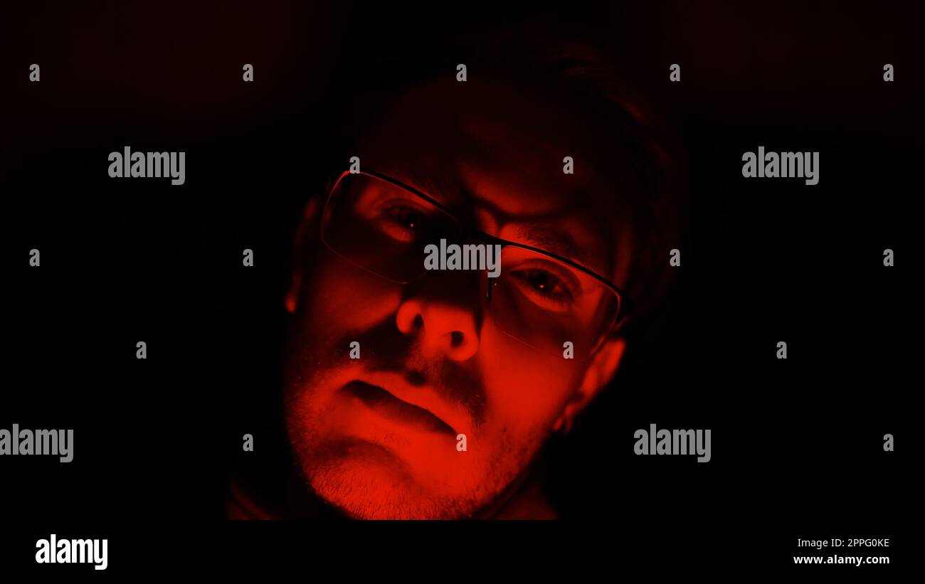 Scary looking black man hi-res stock photography and images - Alamy