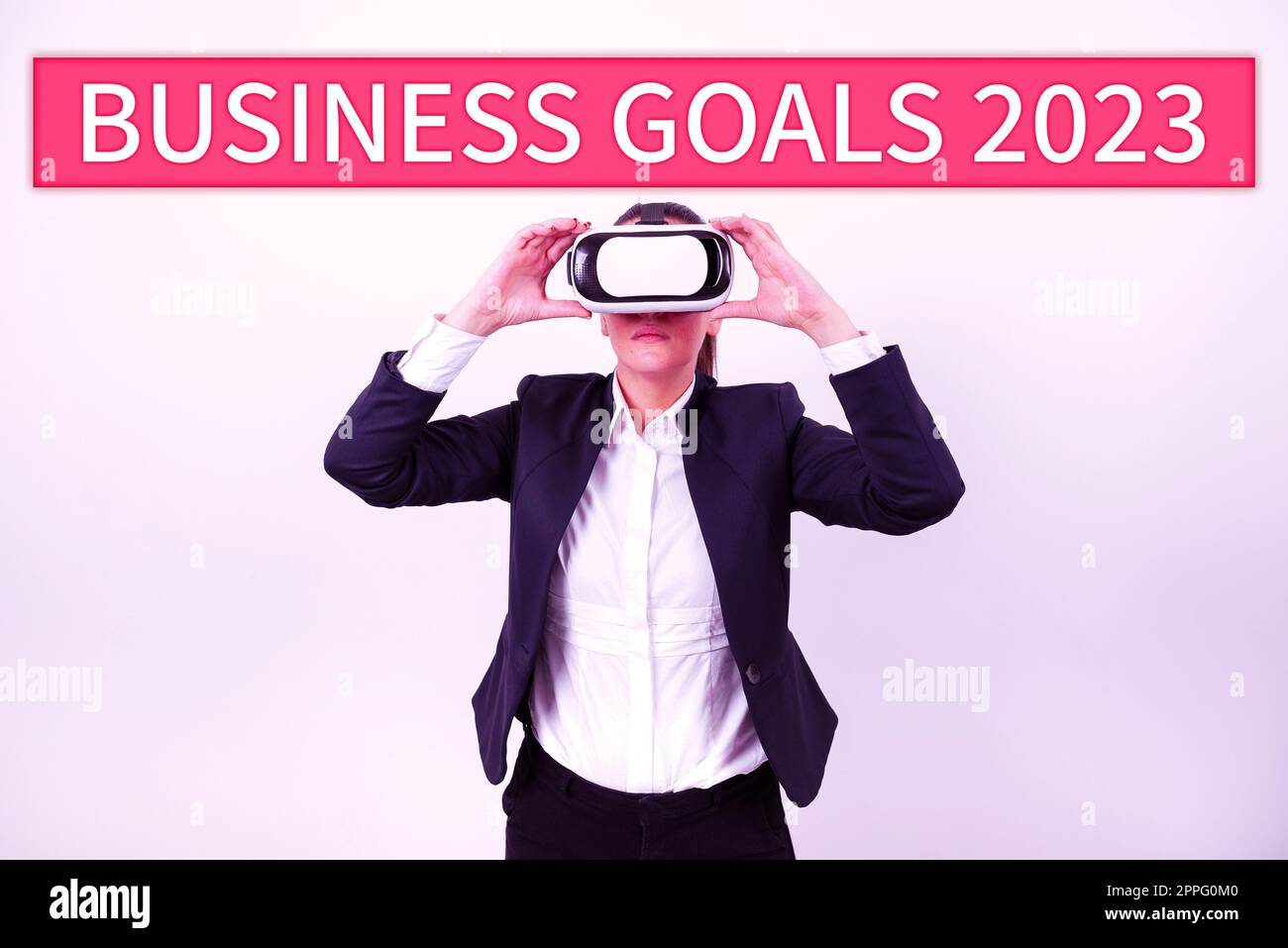 Text sign showing Business Goals 2023. Business approach Advanced ... Text sign showing Business Goals 2023. Business approach Advanced ...