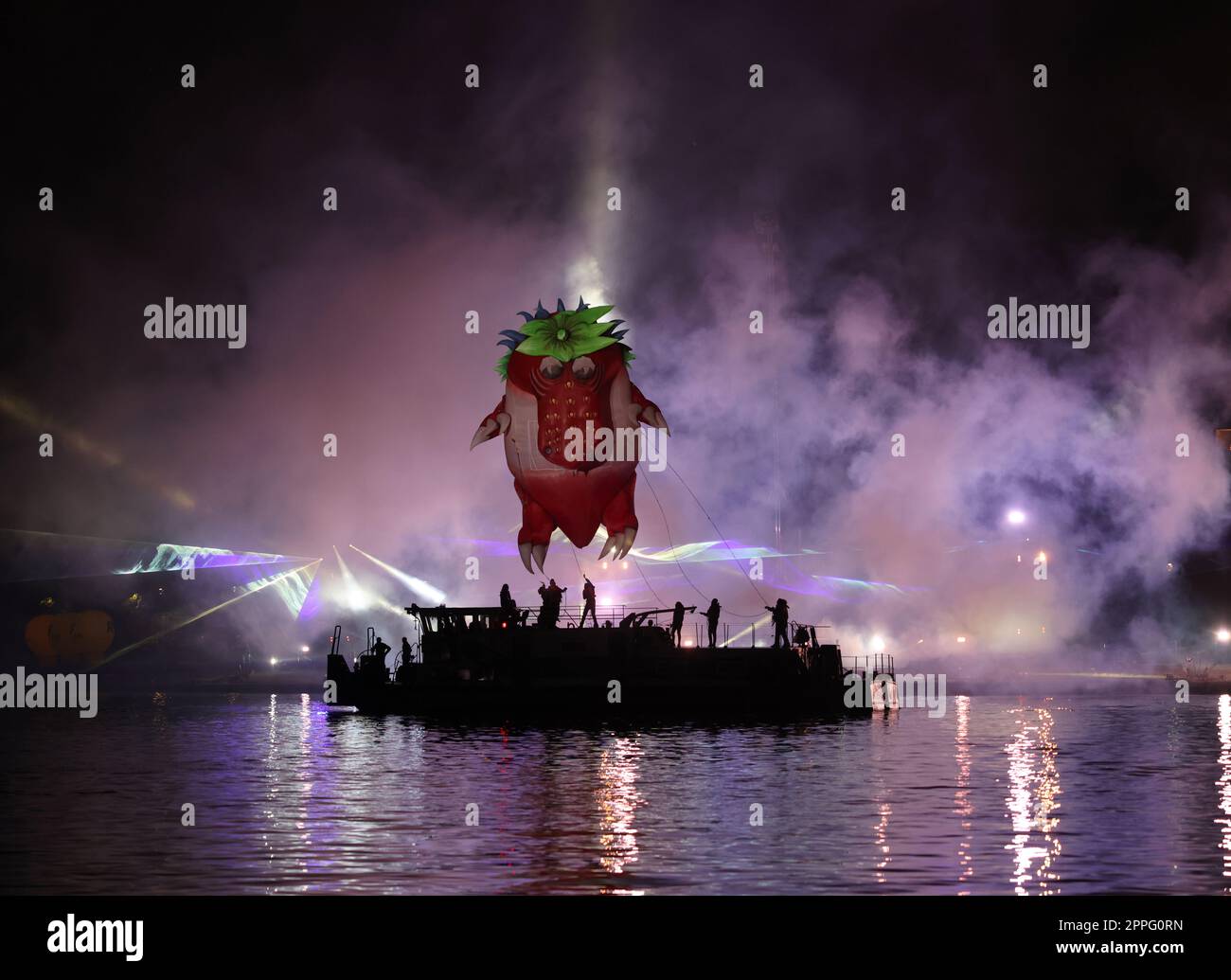 Great Dragon Parade in Cracow Stock Photo - Alamy