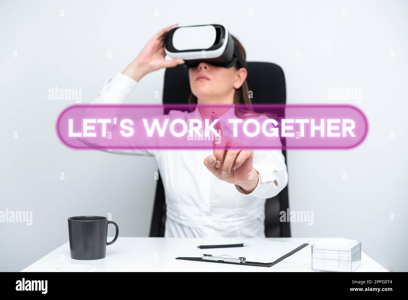 Text showing inspiration Let S Is Work Together. Business concept Unite ... Text showing inspiration Let S Is Work Together. Business concept Unite ...