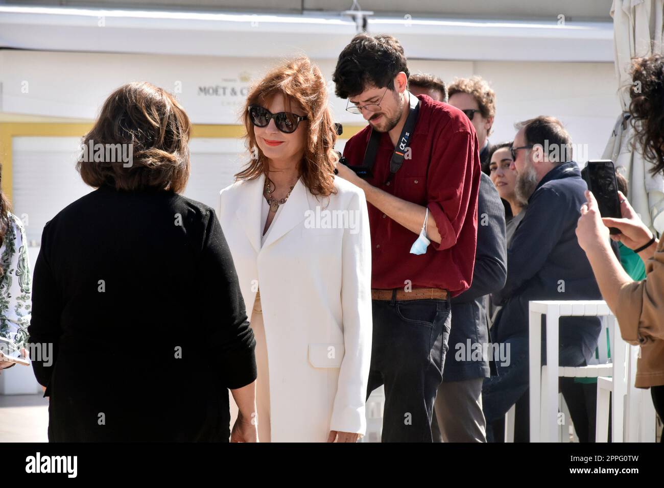 Actress Susan Sarandon on her arrival at the BCN Film Fest for the ...