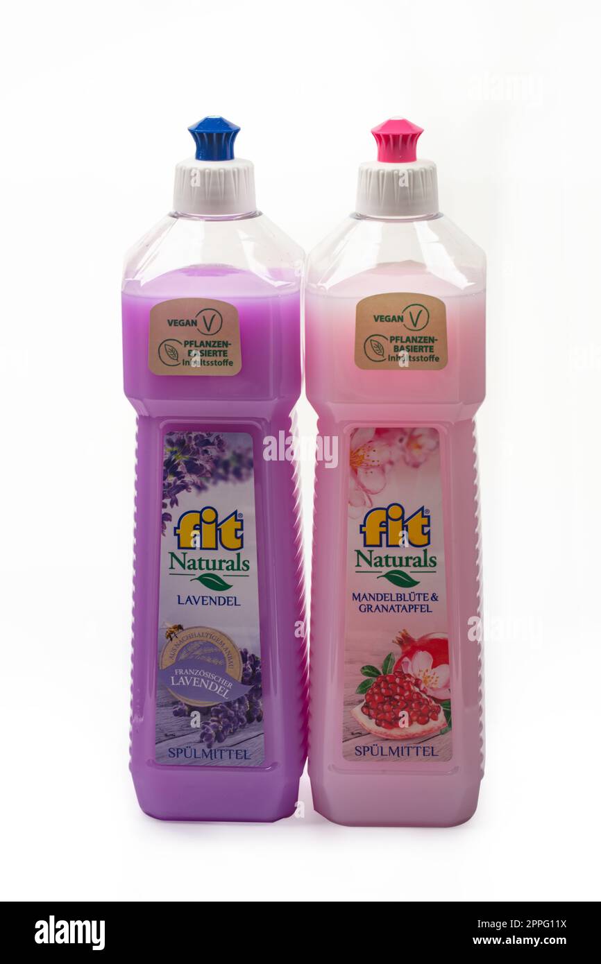 Dishwasher cleaning liquid Cut Out Stock Images & Pictures - Alamy