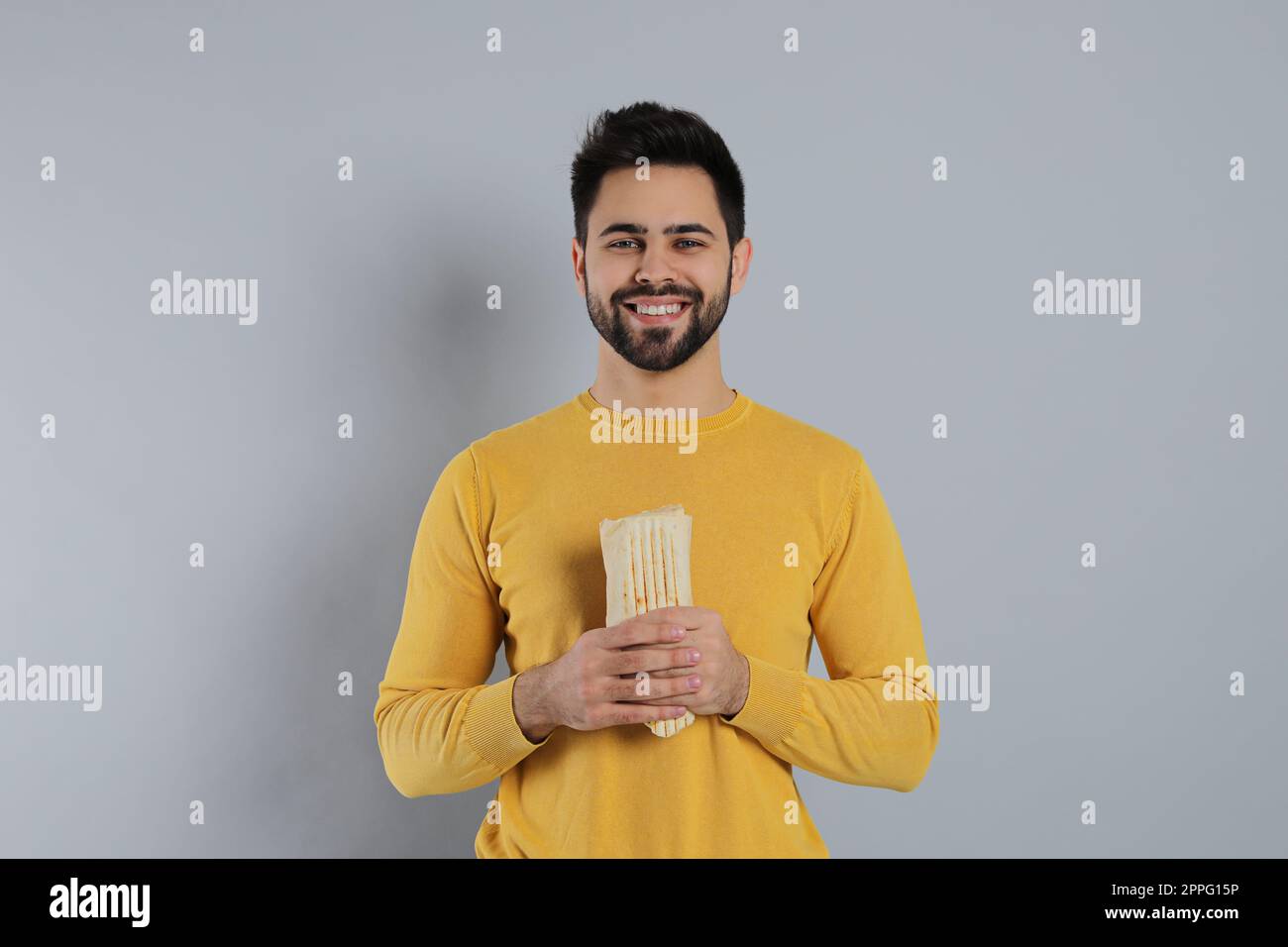 Turkish shawarma young man hi-res stock photography and images - Alamy