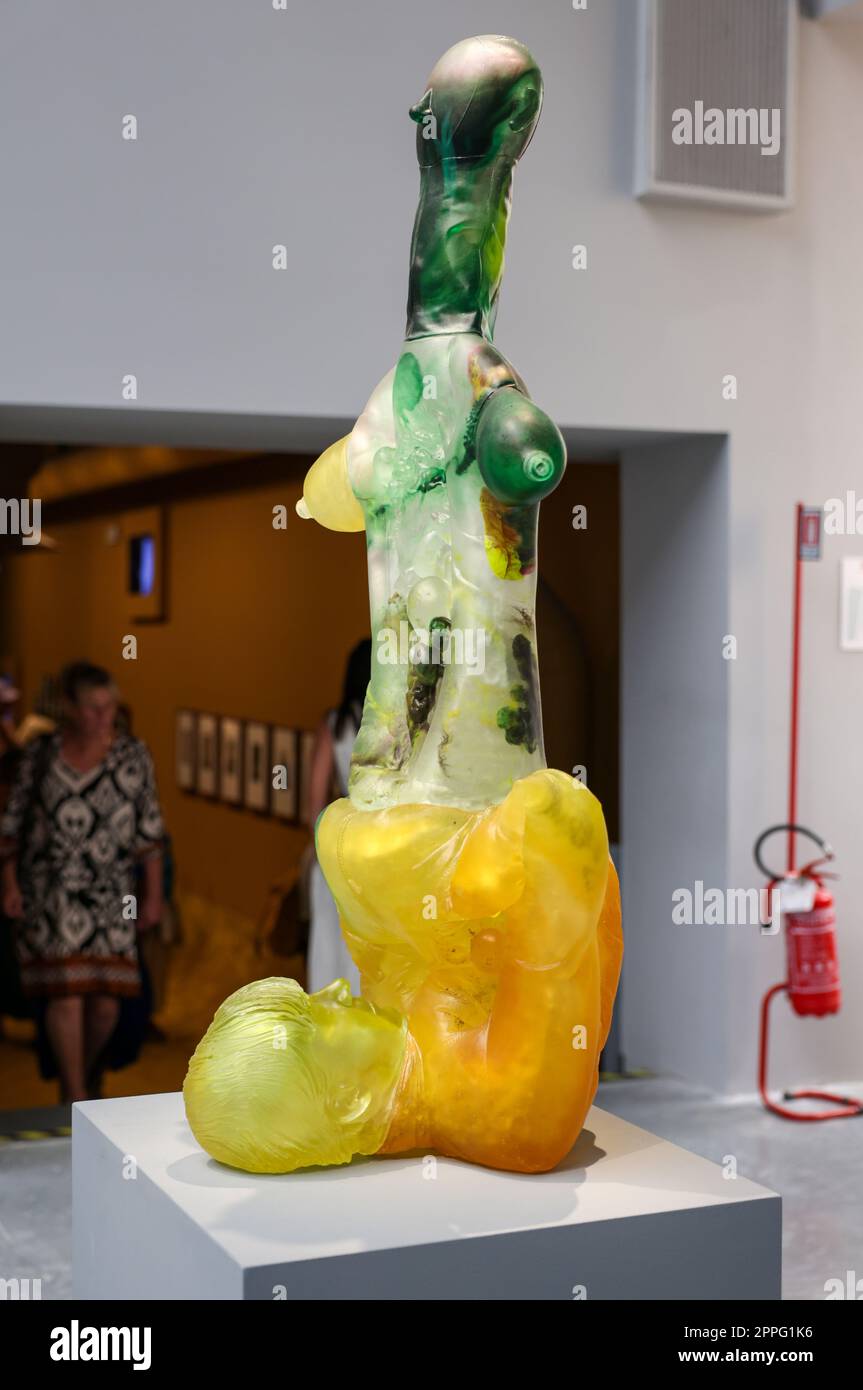 sculptures by Andra Ursuta, a Romanian artist exhibited in the Central ...