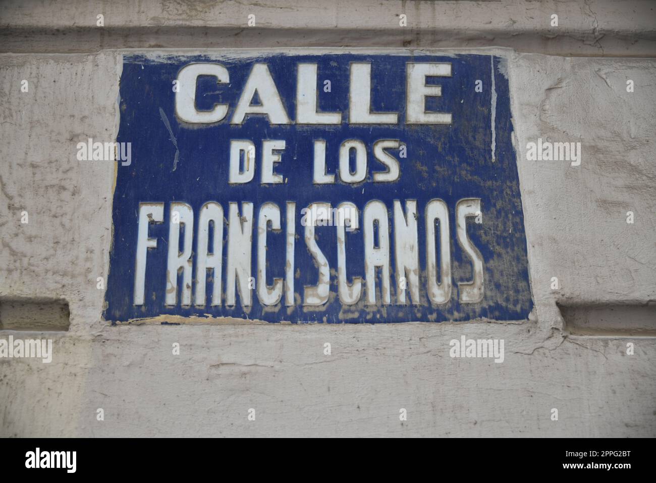 Street sign in Valencia, Valencia Province, Spain, March, 2023 Stock ...