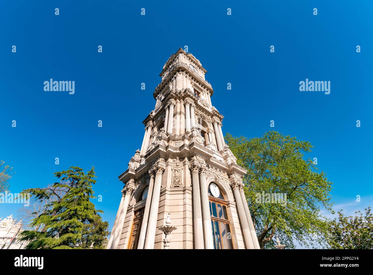Dolmabahce tower hi-res stock photography and images - Alamy