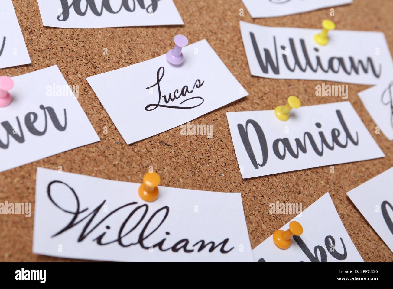 List of names on paper hi-res stock photography and images - Alamy