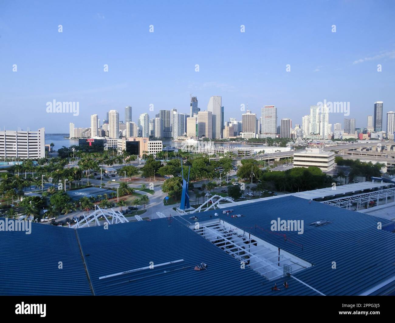 MSC Cruise Terminal in Miami Stock Photo - Alamy
