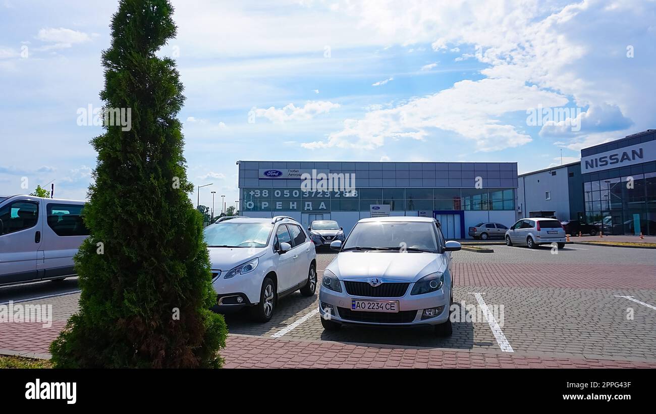 Dealership of the multinational automobile company, Nissan Stock Photo ...