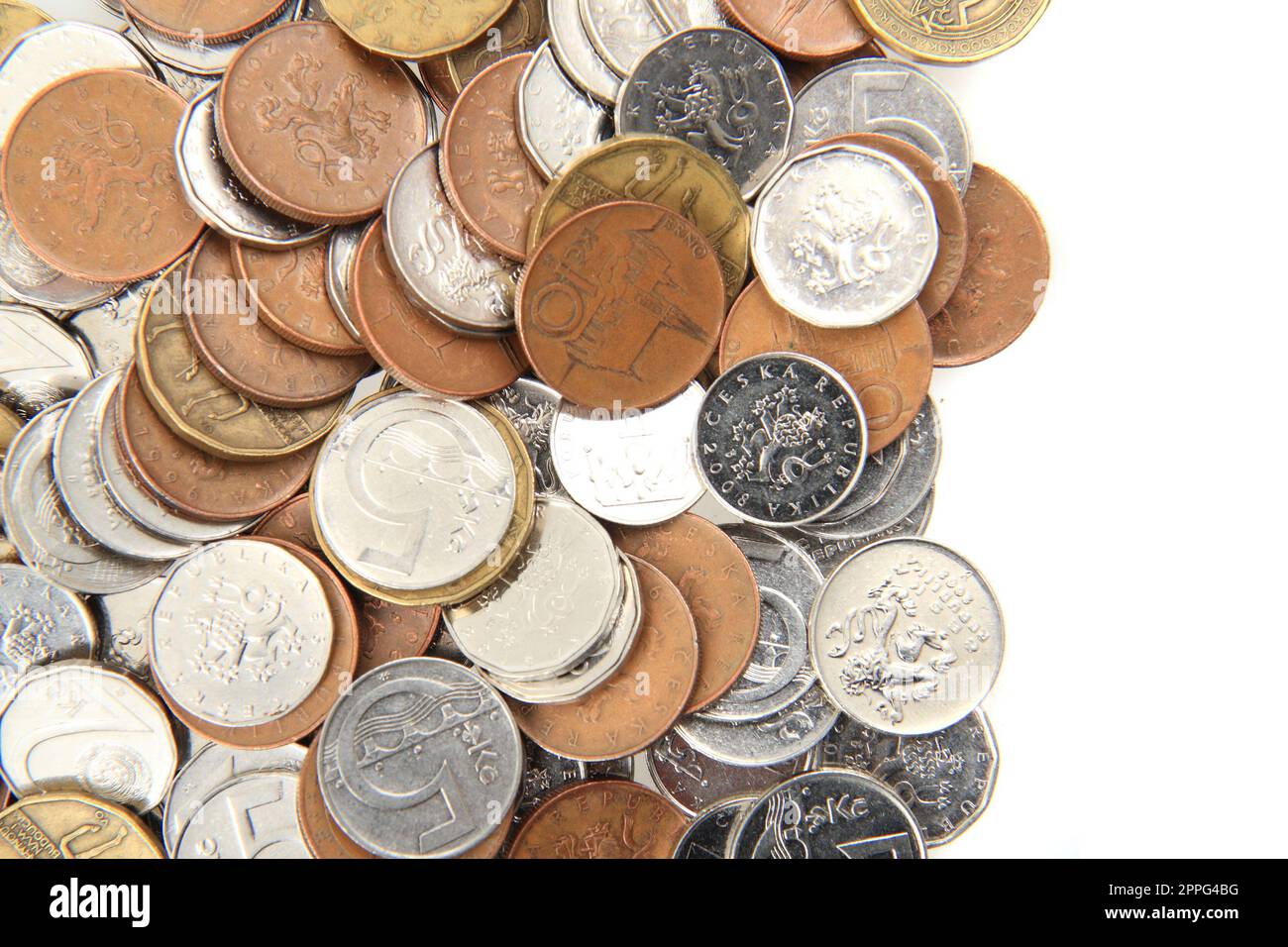 czech koruna money texture as nice background Stock Photo - Alamy