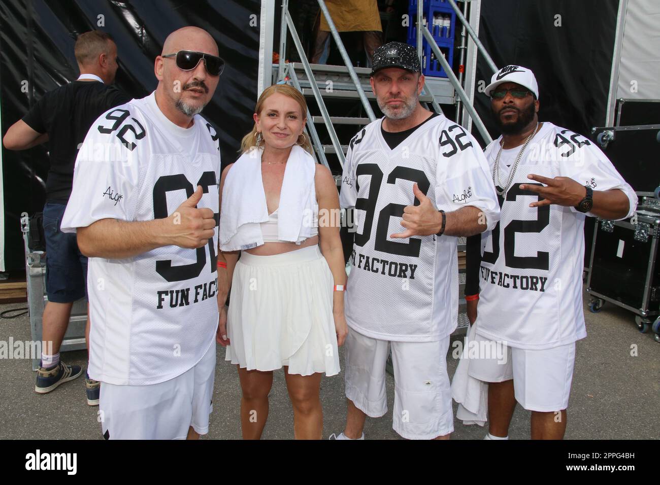 Fun Factory, 90s SuperShow, Horner Rennbahn Hamburg, 30.07.2022 Stock ...