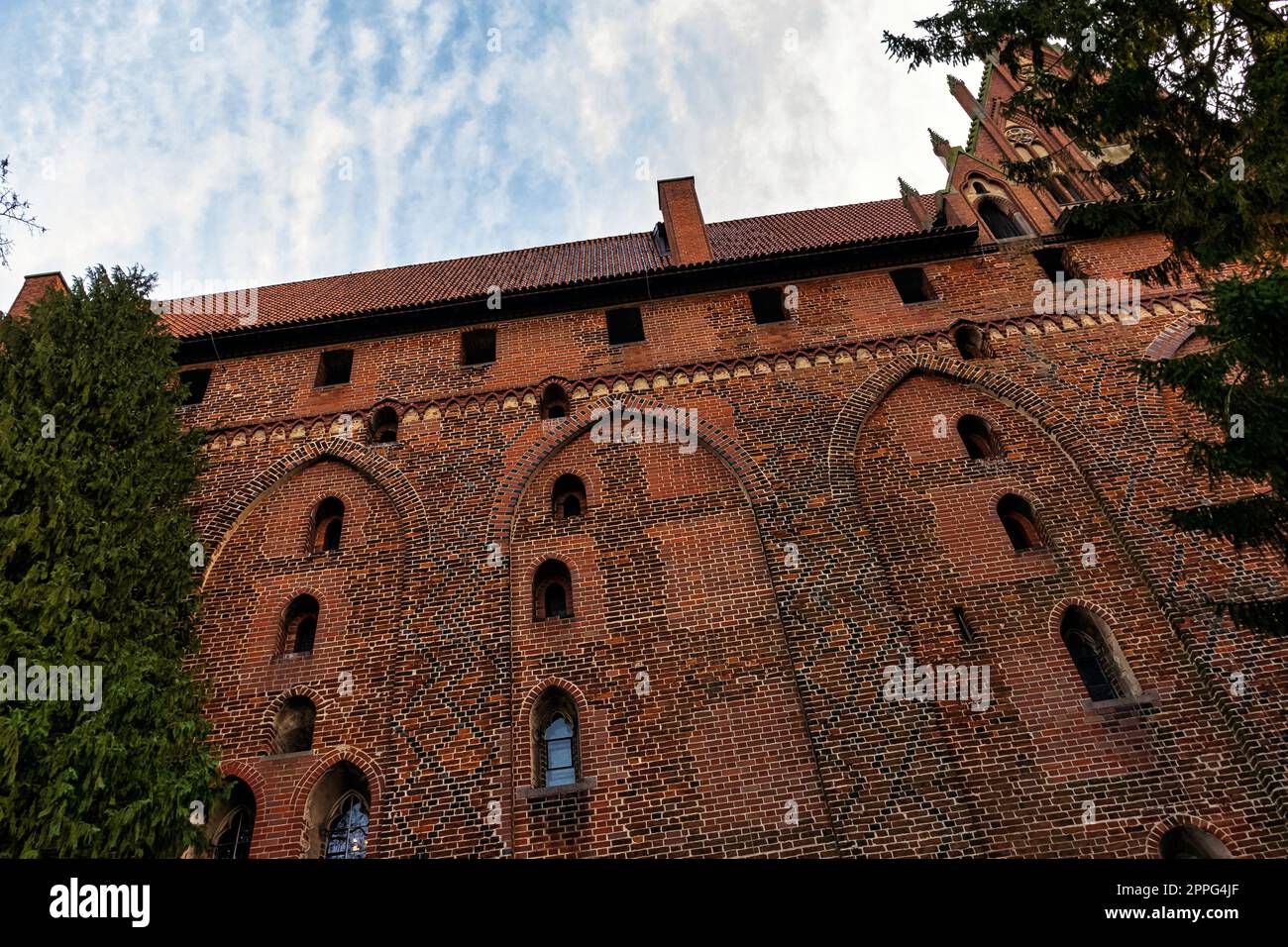 Castle of the Teutonic Order in Malbork - the largest castle in the ...