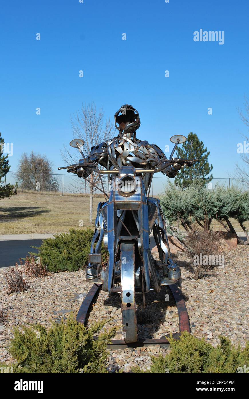 Iron motorcycle abstract outdoors Stock Photo - Alamy