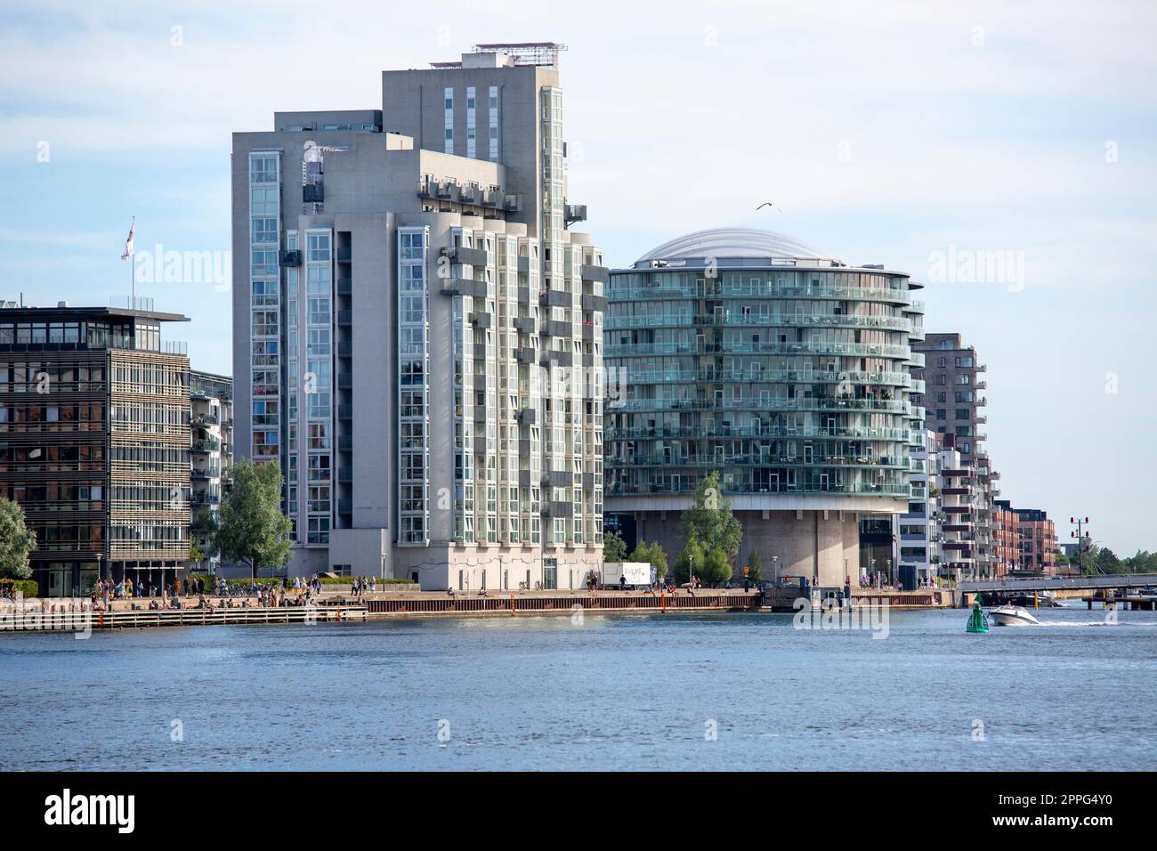 View of modern Gemini Residence, residential building on the Islands ...