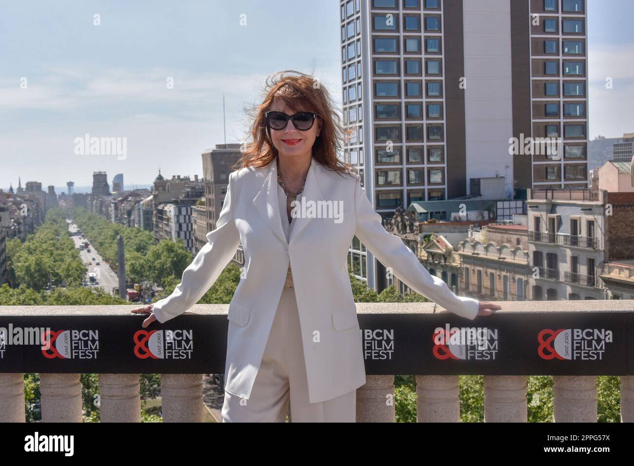 Actress Susan Sarandon poses at the BCN Film Fest photocall for the ...