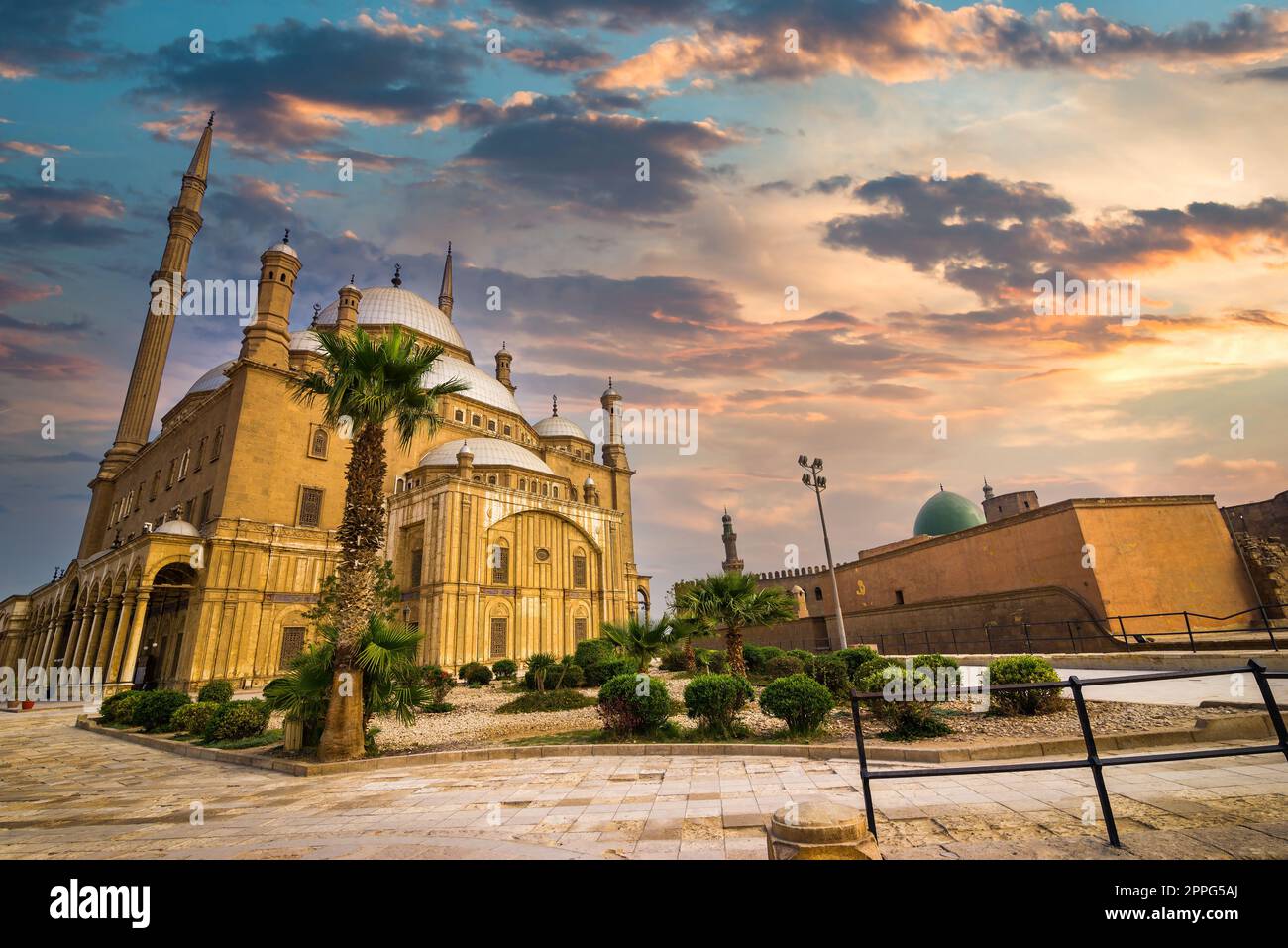 Clouds over Cairo Mosque Stock Photo - Alamy