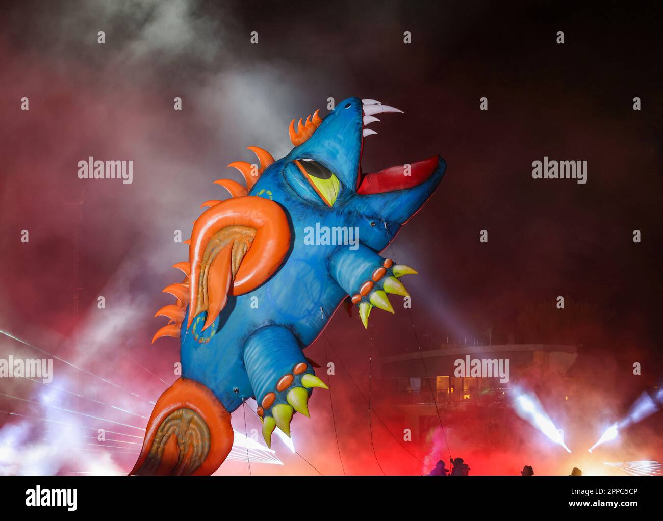 Great Dragon Parade in Cracow Stock Photo - Alamy