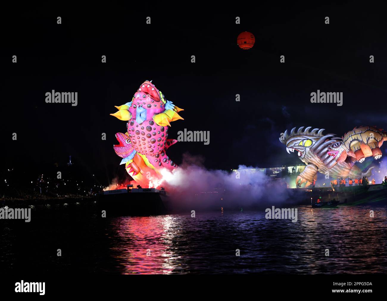 Great Dragon Parade in Cracow Stock Photo - Alamy