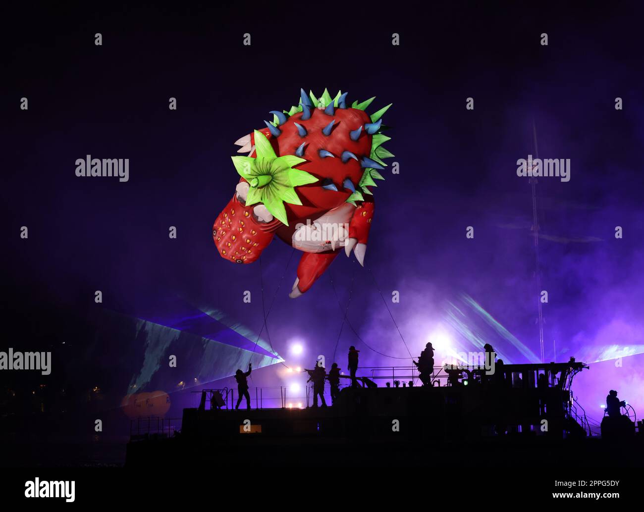 Great Dragon Parade in Cracow Stock Photo - Alamy