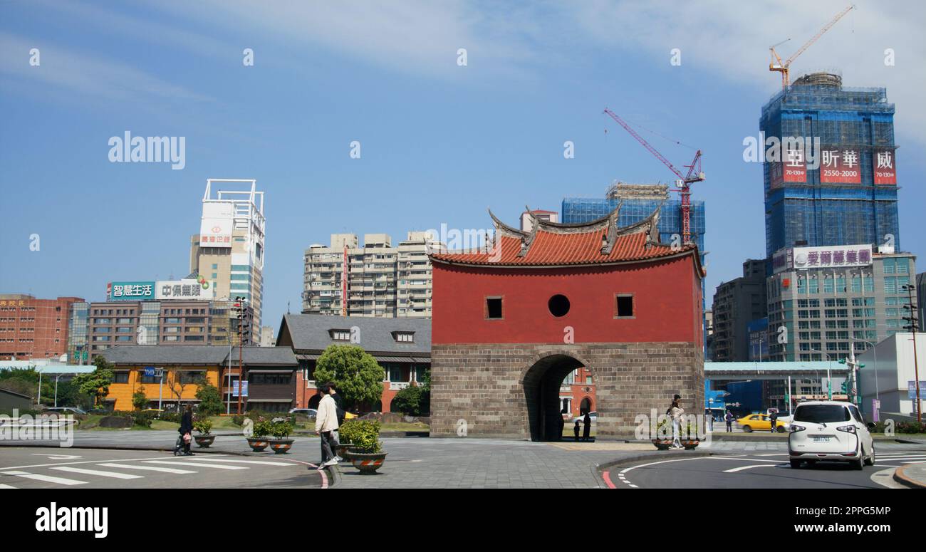Taipei, Taiwan, 01 March 2022: Northern Gate of the old taipei city ...