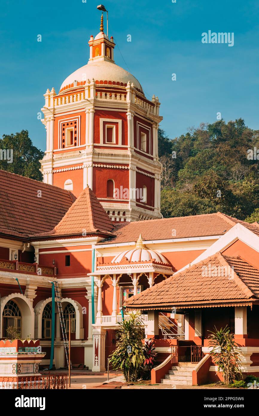 Kavlem, Phonda, Goa, India. Shree Shantadurga Mandir, Kavlem Temple ...