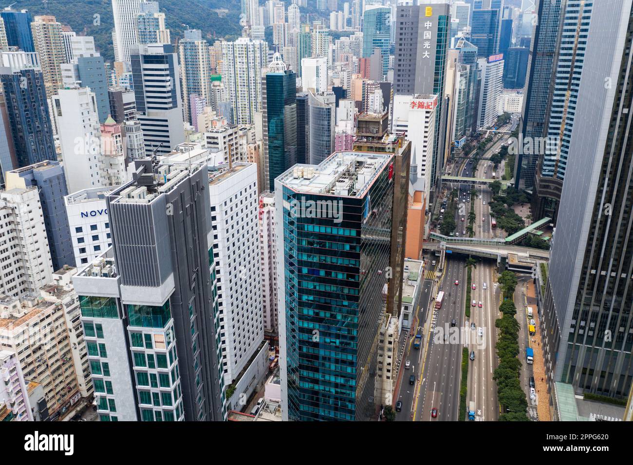 Aerial top down view residential hi-res stock photography and images - Alamy