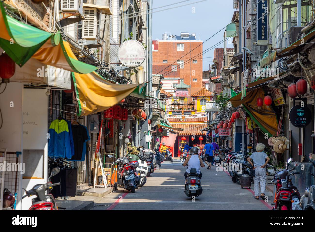 Kinmen, Taiwan 30 June 2022: Jincheng Old Street Kinmen of Taiwan Stock ...