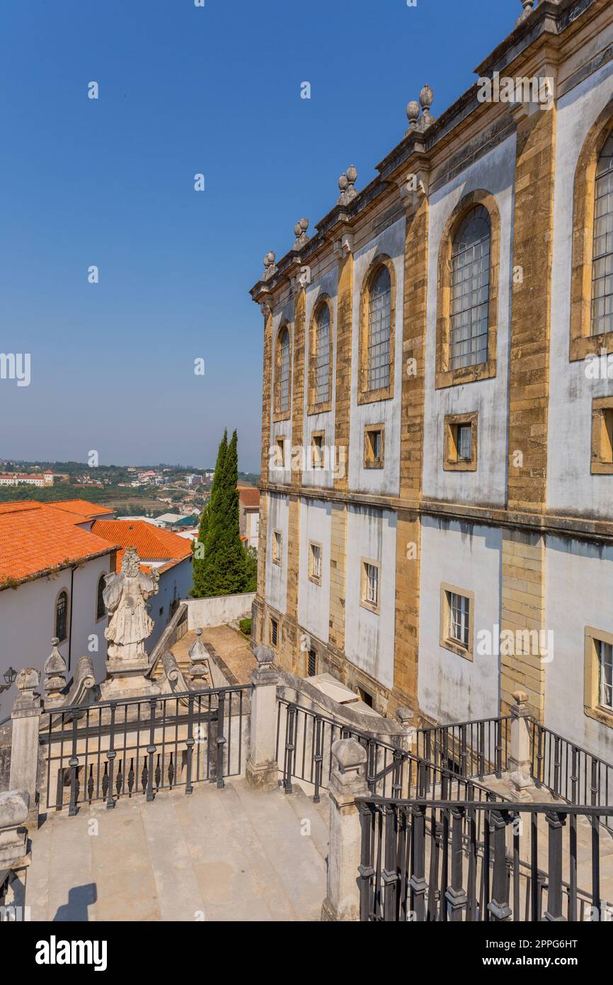 Entrance of Joanina library in Coimbra University Stock Photo - Alamy