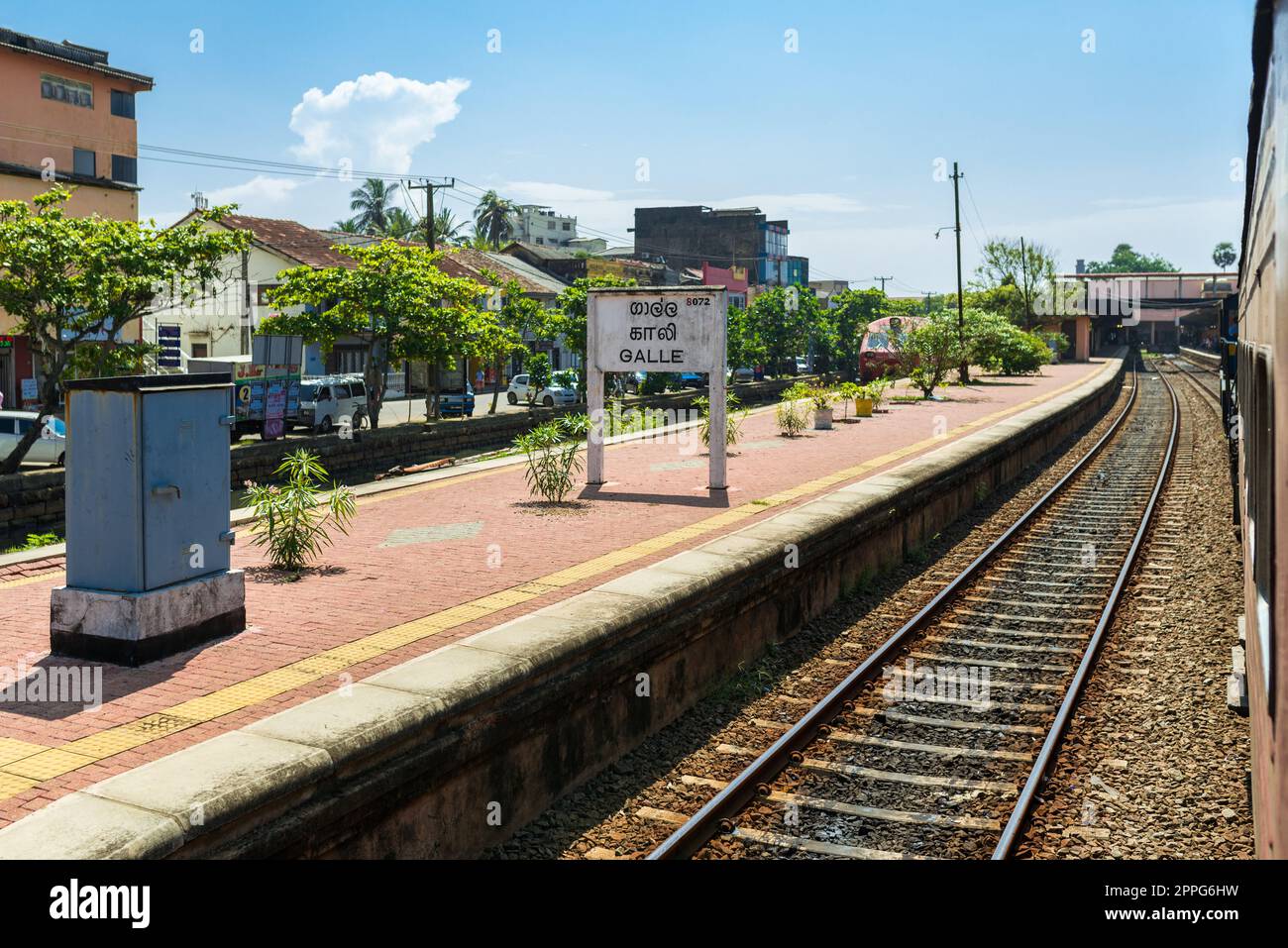 The Galle railway station is a major rail hub in the south of Sri Lanka ...