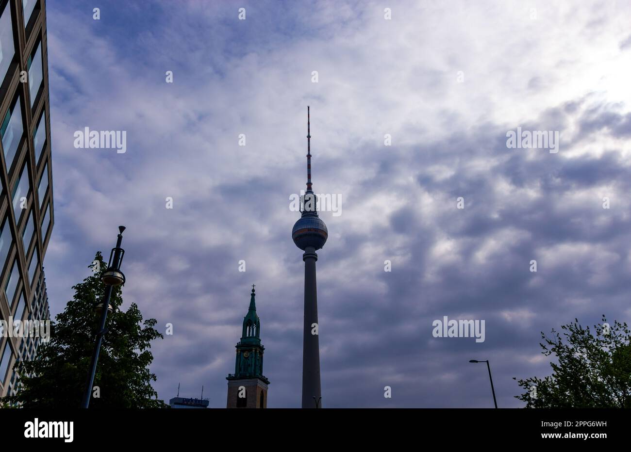 Aerial view tallest tv tower hi-res stock photography and images - Alamy