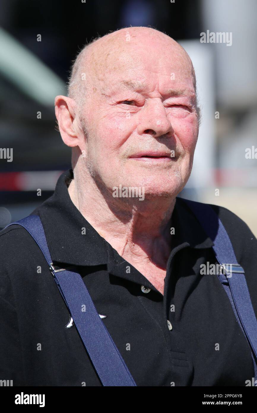 Willi Giesemann,funeral service Uwe Seeler,Volkasparkstadion,10.08.2022 ...