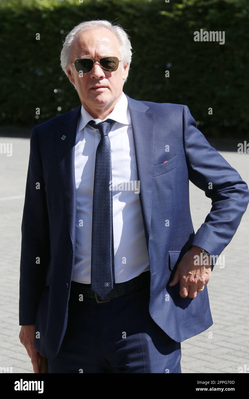 Bernd Wehmeyer,Funeral Uwe Seeler,Volkasparkstadion,10.08.2022 Stock ...