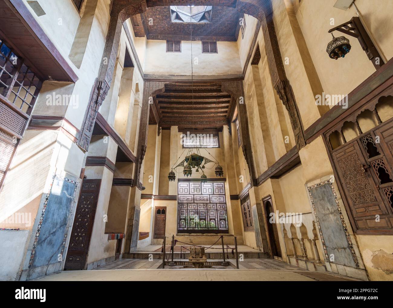 Room at El Sehemy house, an old Ottoman era historic house in Islamic ...