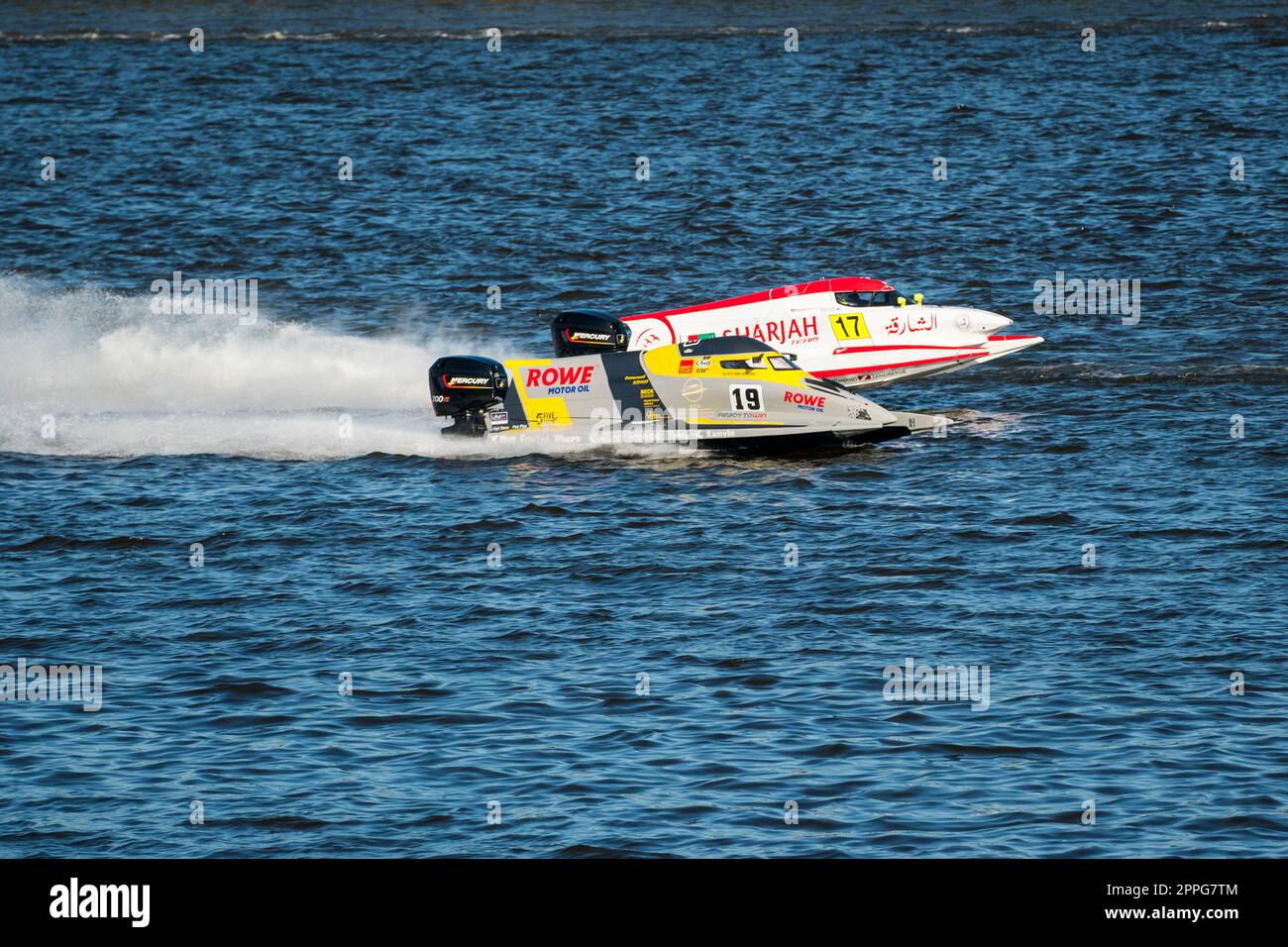 Powerboats racing at UIM F2 World Championship Stock Photo - Alamy