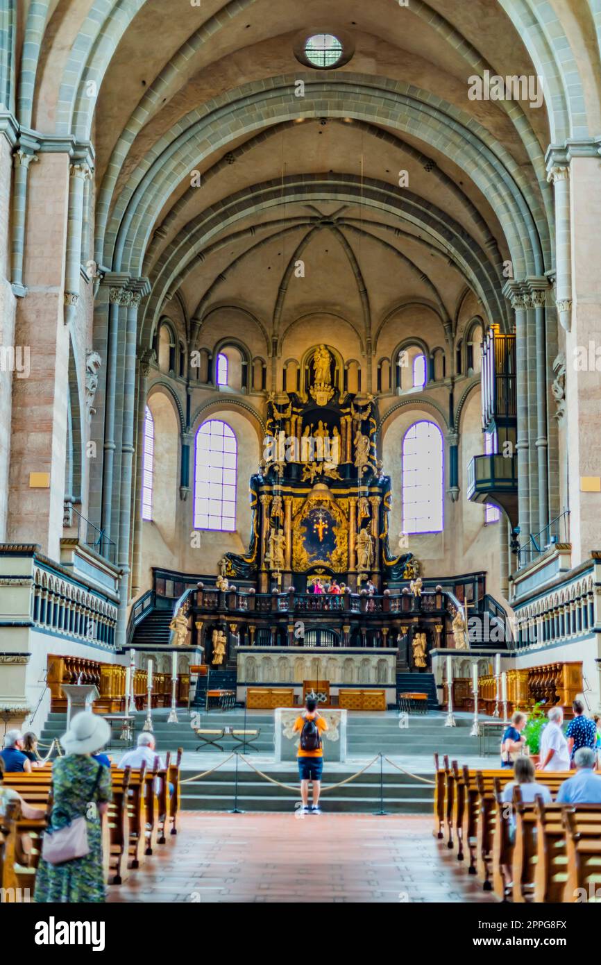 The High Cathedral of Saint Peter in Trier, Germany Stock Photo - Alamy