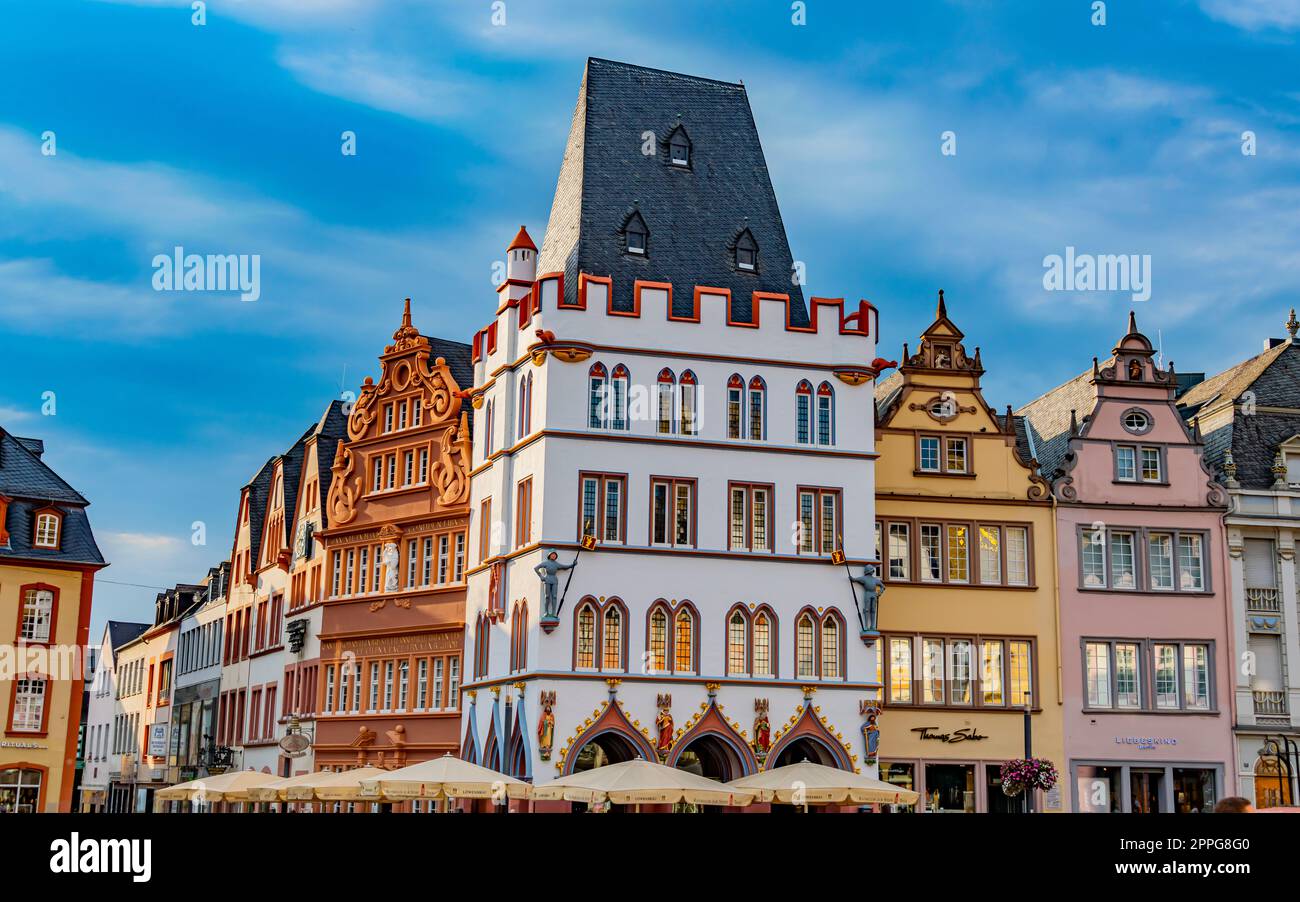 Monumental architecture of Trier main market, Germany Stock Photo - Alamy