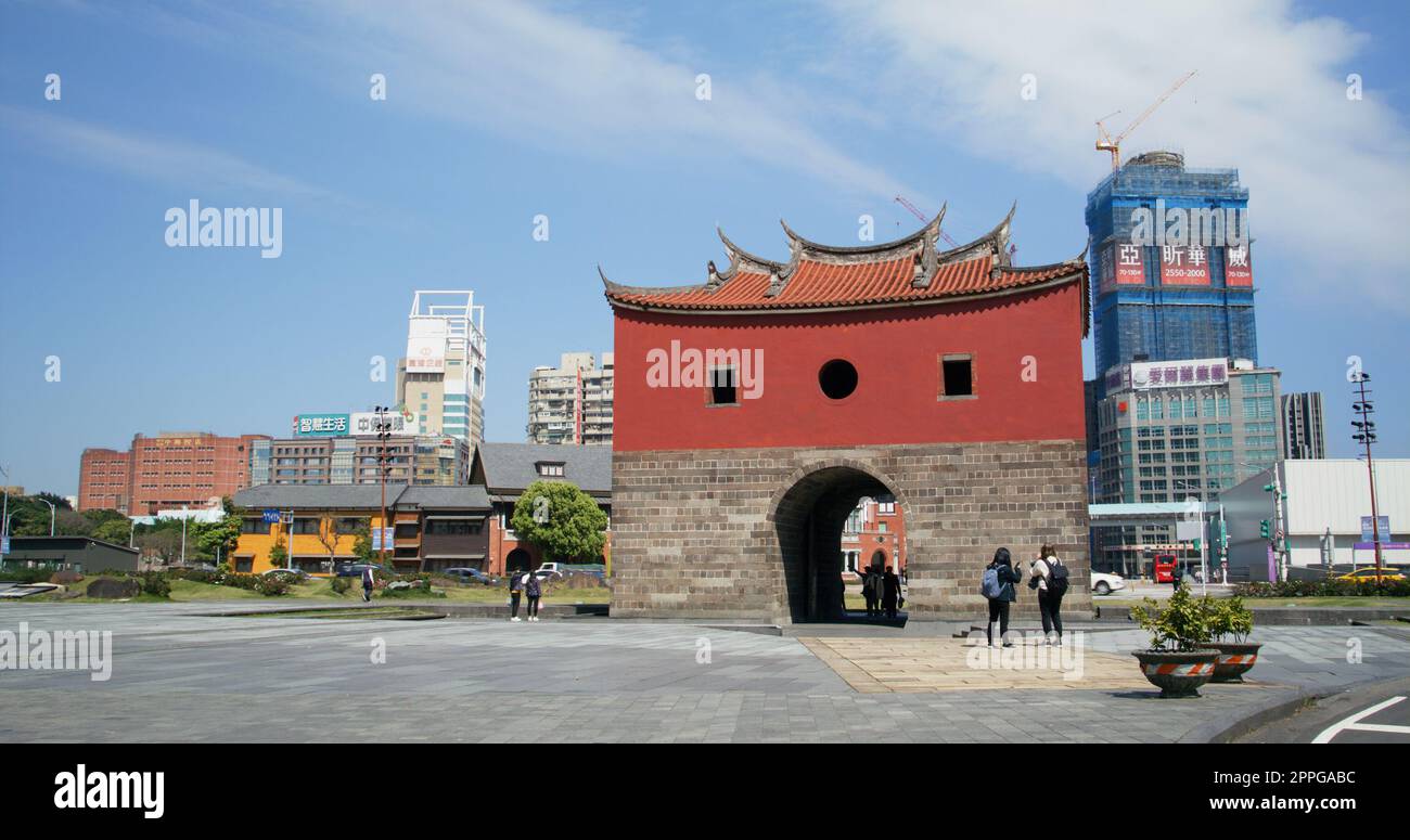 Taipei, Taiwan, 01 March 2022: Northern Gate of the old taipei city ...