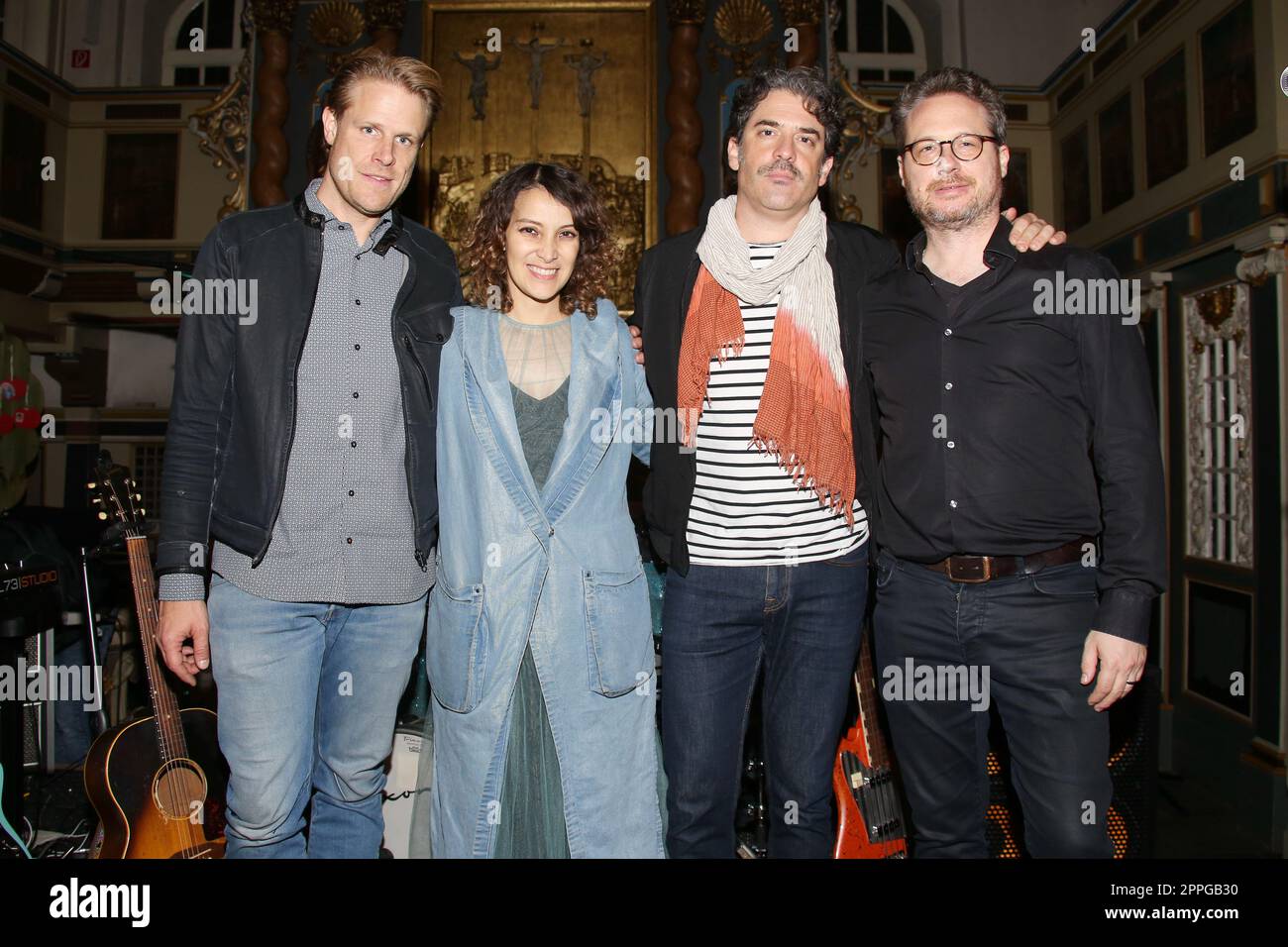 Gaby Moreno with her band ( Arthur Braitsch,Leslie Lowe & Sebastian ...