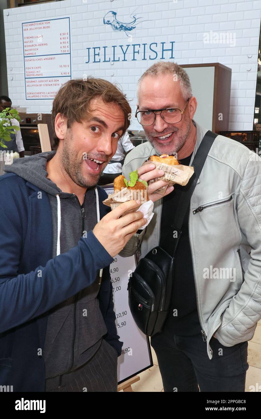 Jan Hasenfuss,Nik Breidenbach,Opening of the Bistro Jellyfish in the ...