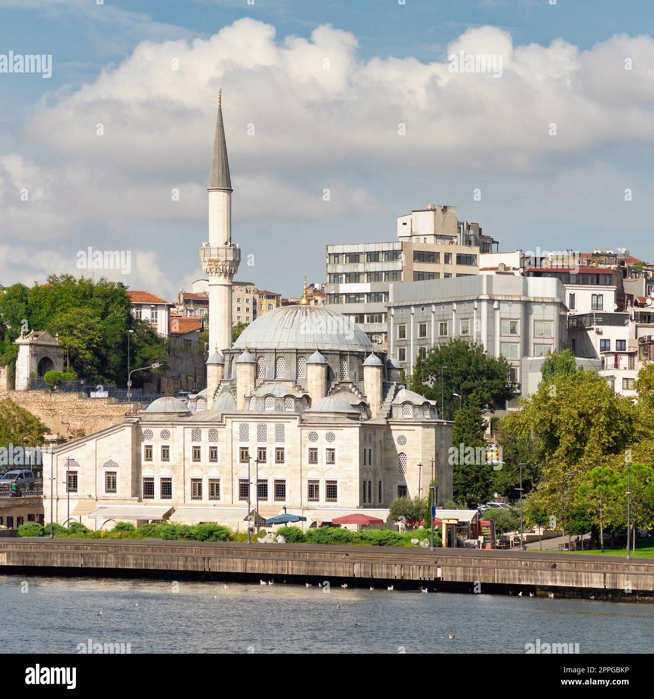 View from Golden Horn overlooking Ottoman imperial Sokollu Mehmed Pasha ...