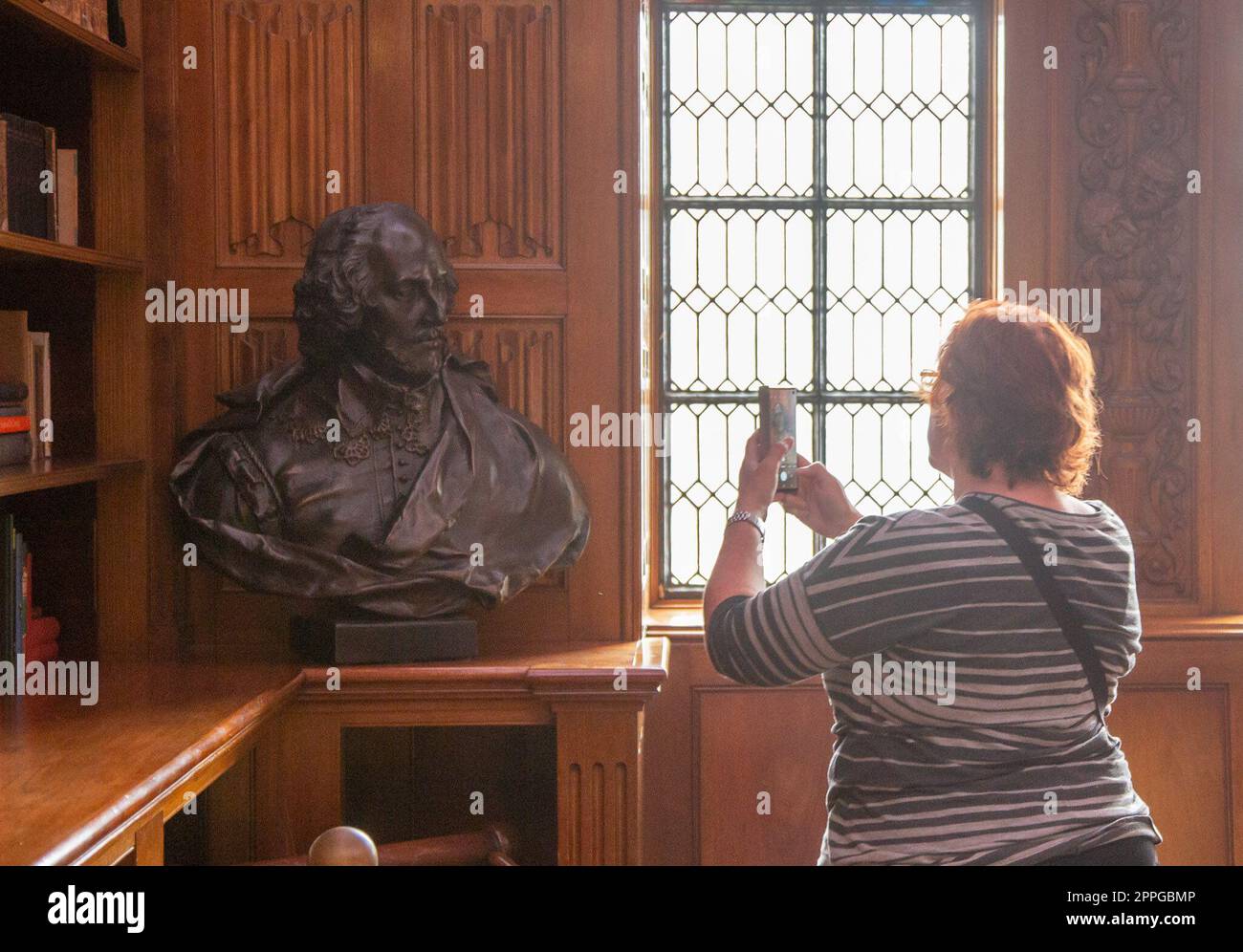 Sydney, Australia. 24th Apr, 2023. A visitor takes photos at the ...